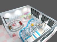 China Customized Colors BettaPlay Kids Indoor Macaron Soft Playground Small Area Play Center for Girls for sale