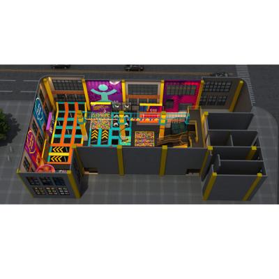 China Experience the Ultimate Bouncing Experience with Pokiddo Huge Rectangular Trampoline Park for sale