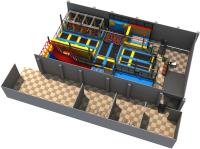China Bettaplay Free Jumping Zone Trampoline Park The Ultimate Bouncing Bed for 5-10 Passengers' Adventures at Amusement Park for sale