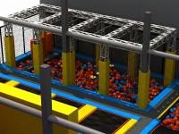 China Bettaplay Free Jumping Zone Trampoline Park The Ultimate Bouncing Bed for 5-10 Passengers' Adventures at Amusement Park for sale