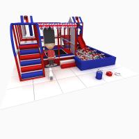 China 25-50 Kids Large Play Area Soft Indoor Playground with Jumping Area and Trampoline Park Equipment by Betta Play for sale