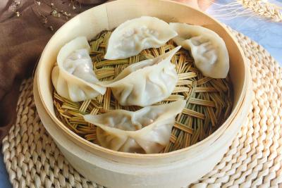 China 24 Month Shelflife Steamed Chinese Dumplings With Organic Mushrooms Meat for sale