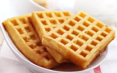 China 120g Sweet Pastry Desserts Breakfast Sugar Free Waffle Cookies for sale