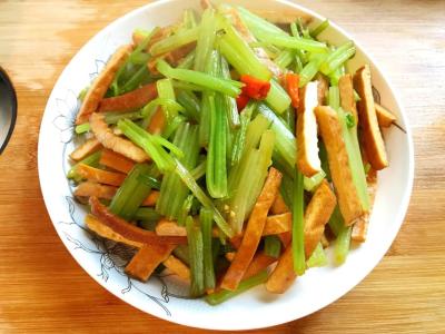 China Dried Tofu Stir Fried Celery Vacuum Bagging for sale