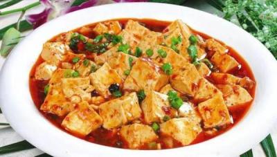China Traditional Chinese Dish Sichuan Mapo Tofu Spicy Tasting Organic Ingredients for sale