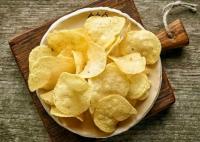 China HACCP Puffed Snacks Sea Salt Taste Organic Potato Chip Bucket for sale