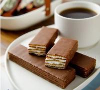 China Sweet Delicious Chocolate Wafer Biscuits Cookies 24 Month Shelflife HACCP for sale
