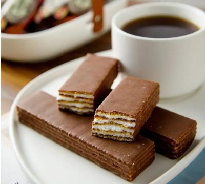 China Sweet Delicious Chocolate Wafer Biscuits Cookies 24 Month Shelflife HACCP for sale
