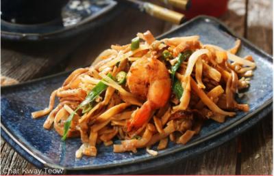 China Malay Stir Fried Flat Rice Noodle With Beef HACCP 24 Months Shelflife for sale