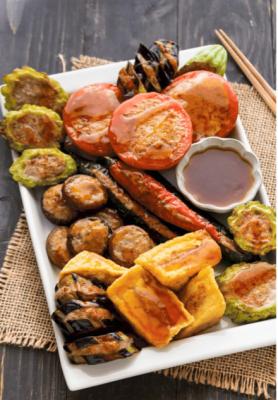 China Hakka Cuisine Ready To Eat Packaged Food Traditional Classic Hakka Stuffed Tofu for sale