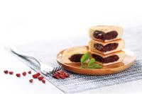 China Natural Ingredients Soft Cake Cookies Red Bean Paste Cake Sugar Free for sale