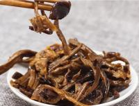 China Instant Food Canned Sliced Mushrooms Braised Tea Tree Mushroom Edible Fungi for sale
