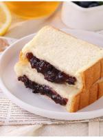 China Ready To Eat Packaged Sandwich Bread With Purple Rice Bag Packaging for sale