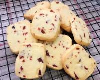 China 120g Custom Cranberry Butter Cookies Biscuits Refrigerated Packaging for sale