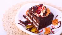 China Delicious Refreshing Chocolate Cake 120g For Birthday Parties Weddings for sale