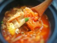 China Customized Convenient Kimchi Tofu Soup Instant Freeze Dried Soup for sale