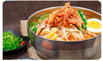 China Pyongyang Naengmyeon Wheat Flour Food Traditional North Korean Cold Noodles for sale