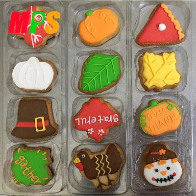 China ODM OEM Decorated Biscuit Christmas Assorted Halal Cookies Kid Snacks for sale