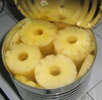 China HACCP Home Canned Fruit Food Fresh Pineapple In Syrup for sale