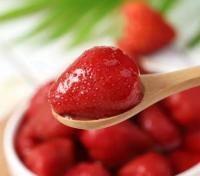 China Mygou Foods Fruit Canned Strawberry Glass Bottle Home Food ISO9001 for sale