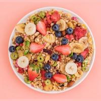 China High Fiber Instant Wheat Cereal Oatmeal In Bag With Dried Fruit Nut 360g Breakfast Granola Oat for sale