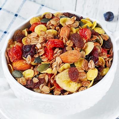 China Freeze Dried Buckwheat Cereals Rolled Oats Granola Flake Instant Breakfast Cereal Oat for sale