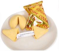 China OEM Biscuits Lucky Cookies Snacks Christmas Confession Gift Fortune Cracker for sale