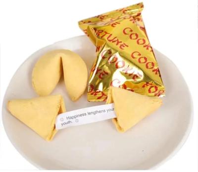 China OEM Biscuits Lucky Cookies Snacks Christmas Confession Gift Fortune Cracker for sale