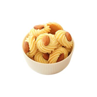 China Danish Style Butter Cookies Biscuits Premium Round Tin Sweet Biscuit for sale
