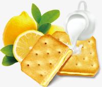 China Tin Sweet Lemon Cookies Biscuits 340g Round Premium Hard for sale