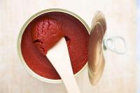 China Red Color Tomato Paste Commercial Use In Brix 36 - 38% In Cold Break In Drum 400g for sale
