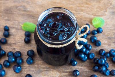 China Mygou OEM BRC Halal Haccp Glass Jar Natural Fruit Strawberry Jam And Blueberry for sale