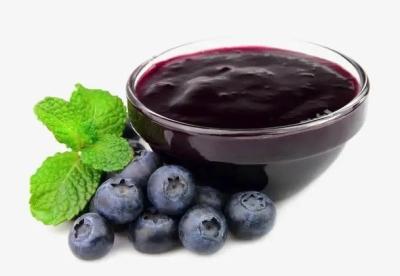 China Organic Blueberry Paste Jam In 3KG Bottles Fruit Jam Canned for sale