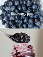 China Premium Concentrated Blueberry Fruit Jam 210g For Bread for sale
