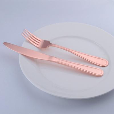 China Newto Stainless steel cutlery/rose color flatware/wedding cutlery/copper color silverware for sale