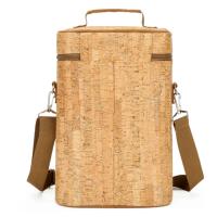 China Unisex Waterproof Cork Wine Bag Carrier Eco Friendly With Interlayer for sale