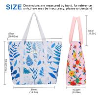 China Brooke Kalla Summer Beach Tote Bags Polyester With Zipper Closure for sale
