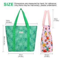 China Women Large Beach Tote Bag Polyester Oversize Tote Bag Machine Wash for sale