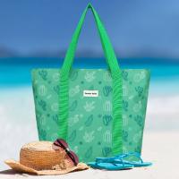 China Women Large Beach Tote Bag Polyester Oversize Tote Bag Machine Wash for sale