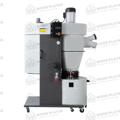 China 3000W Mobile Cyclone Dust Collector 50Hz 2850RPM 402mm Impeller for Woodworking for sale