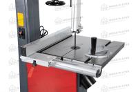 China 1500W 16 Inch Benchtop Woodworking Bandsaw 540x490mm Table Horizontal Cutting Machine for sale