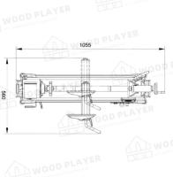 China 14x20 Inch Electronic Variable Speed Wood Lathe 750W 1200-3200RPM with Delta Inverter for sale