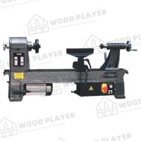 China 14x20 Inch Electronic Variable Speed Wood Lathe 750W 1200-3200RPM with Delta Inverter for sale