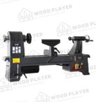 China 750W Mini Wood Lathe 355mm Swing 510mm Centers Variable Speed 250-3550rpm Benchtop Wood Turning Machine for sale