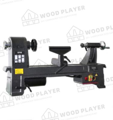 China 750W Mini Wood Lathe 355mm Swing 510mm Centers Variable Speed 250-3550rpm Benchtop Wood Turning Machine for sale