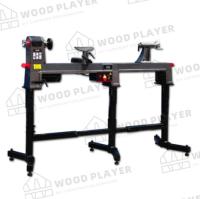 China 750W Mini Wood Lathe 355mm Swing 510mm Centers Variable Speed 250-3550rpm Benchtop Wood Turning Machine for sale