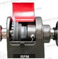 China 750W Mini Wood Lathe 355mm Swing 510mm Centers Variable Speed 250-3550rpm Benchtop Wood Turning Machine for sale