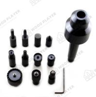 China Solid Steel Revolving Center System MT2 12PCS Set with Interchangeable Points Alu Box for sale
