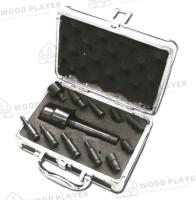 China Solid Steel Revolving Center System MT2 12PCS Set with Interchangeable Points Alu Box for sale