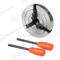 China OEM 6'' Reversible 3 Jaw Self Centering Chuck Scroll Chuck For Wood Lathe for sale